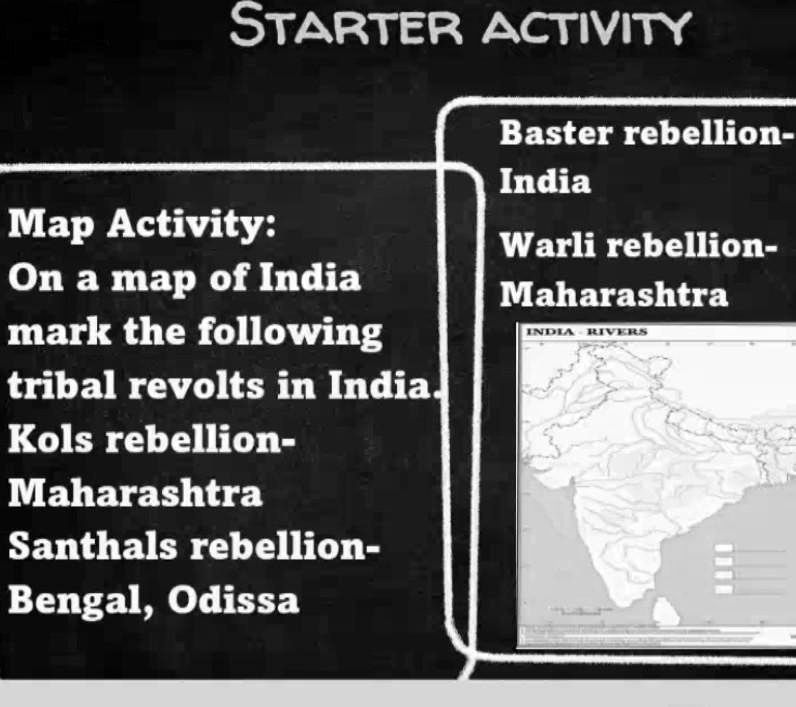 mark in a india political map starter activity baster rebellion india ...