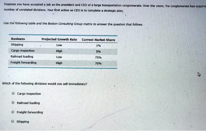 Suppose you have accepted a job as the president and CEO of a large ...