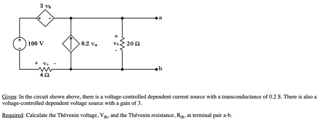 SOLVED: Title: Thevenin Theorem Problem: Calculation of Thevenin Voltage and Resistance Text ...