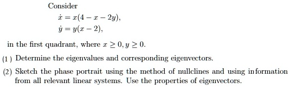 SOLVED: Consider 1 = I(4 2y) , i = "(r - 2), in the first quadrant , where I > 0.y > 0 ...