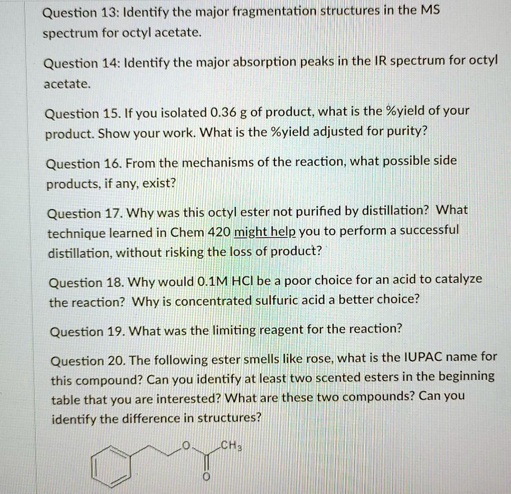 Octyl Acetate Ir
