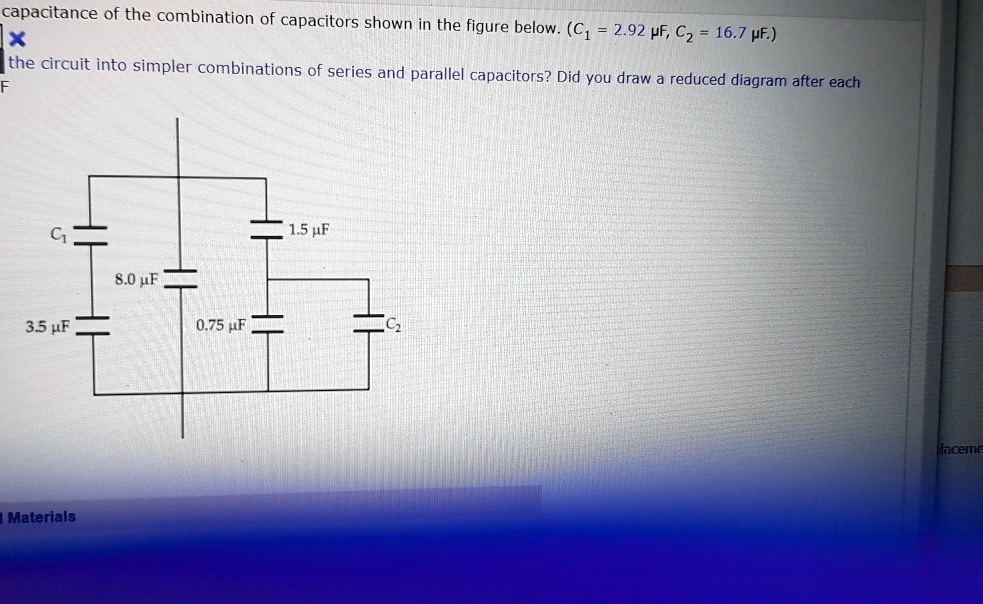 SOLVED:capacitance of the combination of capacitors shown in the figure ...