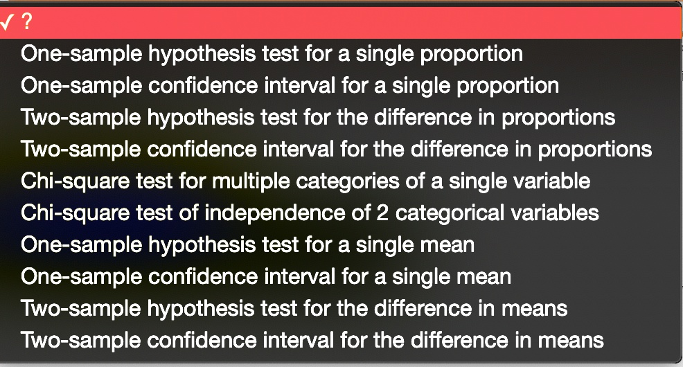 SOLVED:Y ? One-sample hypothesis test for a single proportion One ...