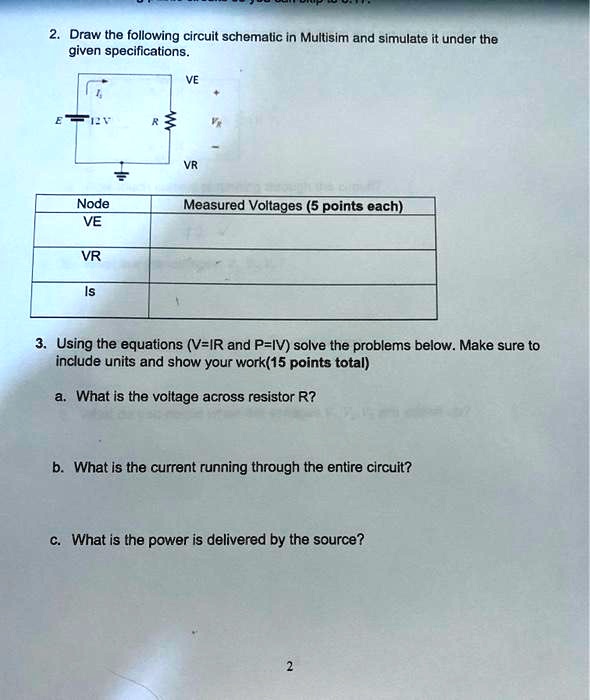 SOLVED: The professor hasn't given the value of R, so can you solve the questions that don't ...
