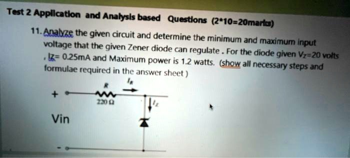 SOLVED: Test 2 Appllcation and Analysls basedQuestions (2*10=20mars 11 ...