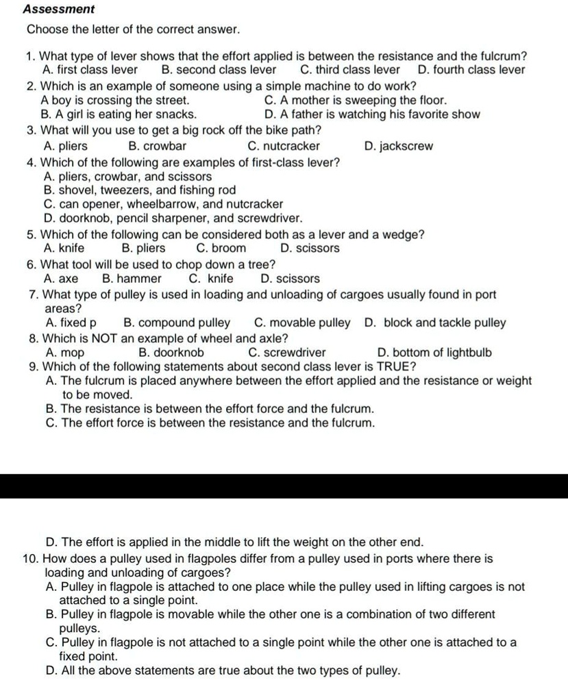 SOLVED: Please answer the question above, thank you. Assessment Choose ...