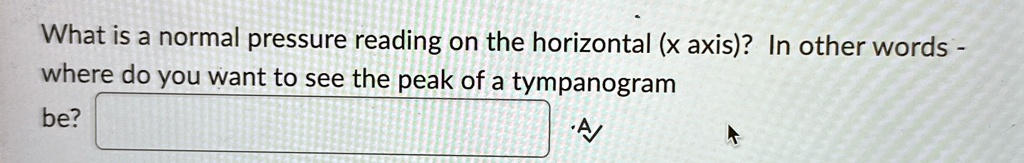 what is a normal pressure reading on the horizontal x axis in other ...