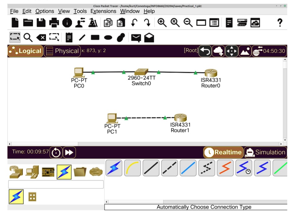 SOLVED: Install Cisco Packet Tracer, create and save a new file in your home directory. Then ...