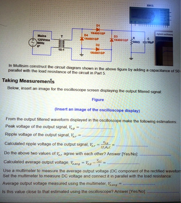 D1 XSC1 1N4001GP Agilent...