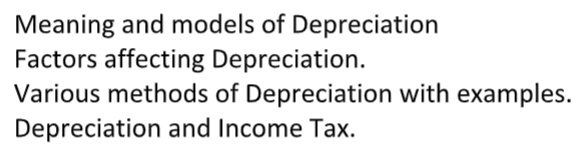 SOLVED: what is... Meaning and models of Depreciation Factors affecting ...