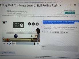SOLVED: Rolling Ball Challenge Level 1: Ball Rolling Right - 4 ∵