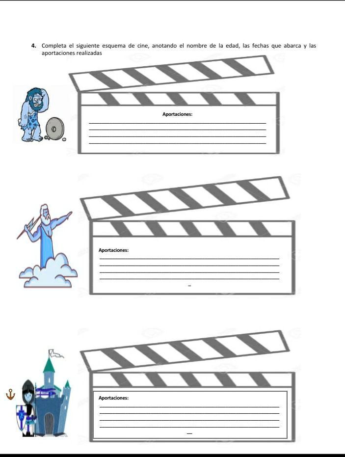 SOLVED: contesta lo siguiente Completa el siguiente esquema de cine ... SOLVED: contesta lo siguiente Completa el siguiente esquema de cine ...