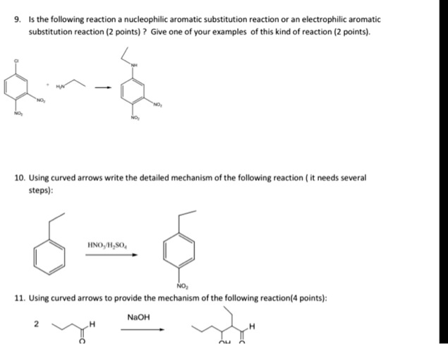 SOLVED: Is the following reaction a nucleophilic aromatic substitution reaction or an ...