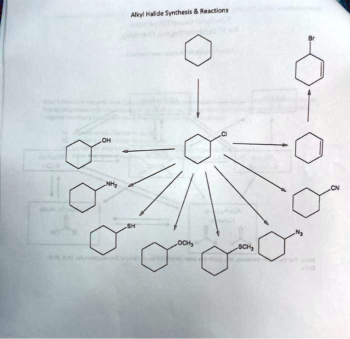 SOLVED: Alkyl Halide Synthesis Reactions OCH3 SCH3