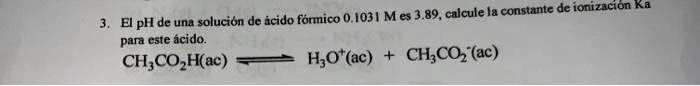 SOLVED: 0.1031 M H3PO4, calculate the ionization constant Ka. Find the ...