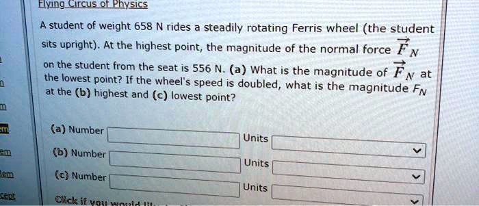 ylgcicusqlphysics a student of weight 658 n rides a steadily rotating ...