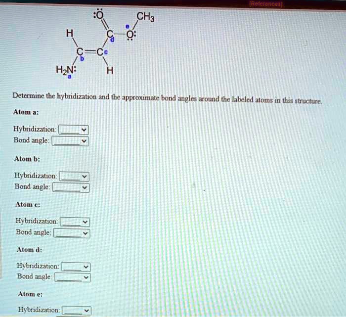 SOLVED: CH4: H2O: NH3: Determine the hybridization and the approximate ...