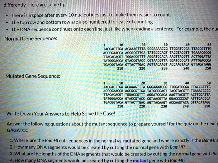 SOLVED:differently: Here are some tips= There is space after every 10 ...
