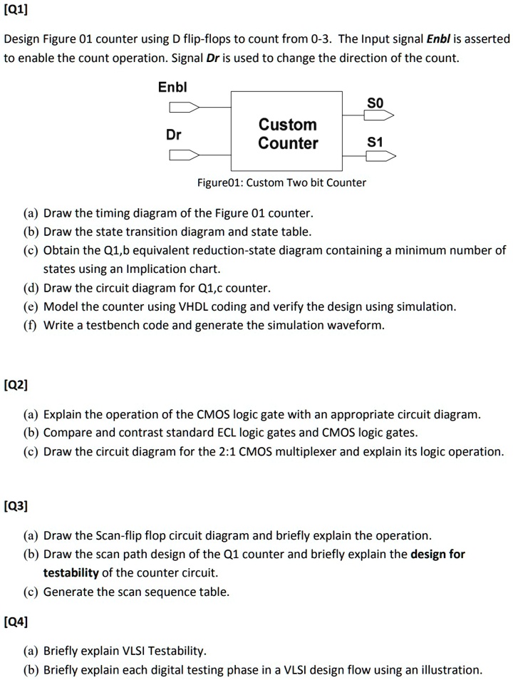SOLVED: Answer for Q2: (a) The operation of the CMOS logic gate is explained with an appropriate ...