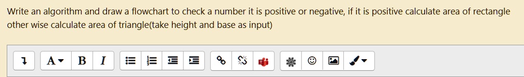 SOLVED: Write an algorithm and draw a flowchart to check if a number is ...