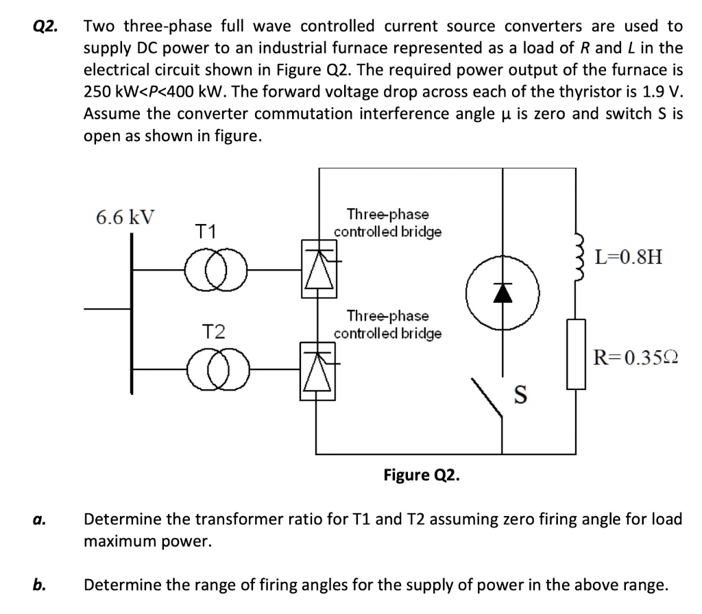 Two three-phase full-wave controlled current source converters are used ...