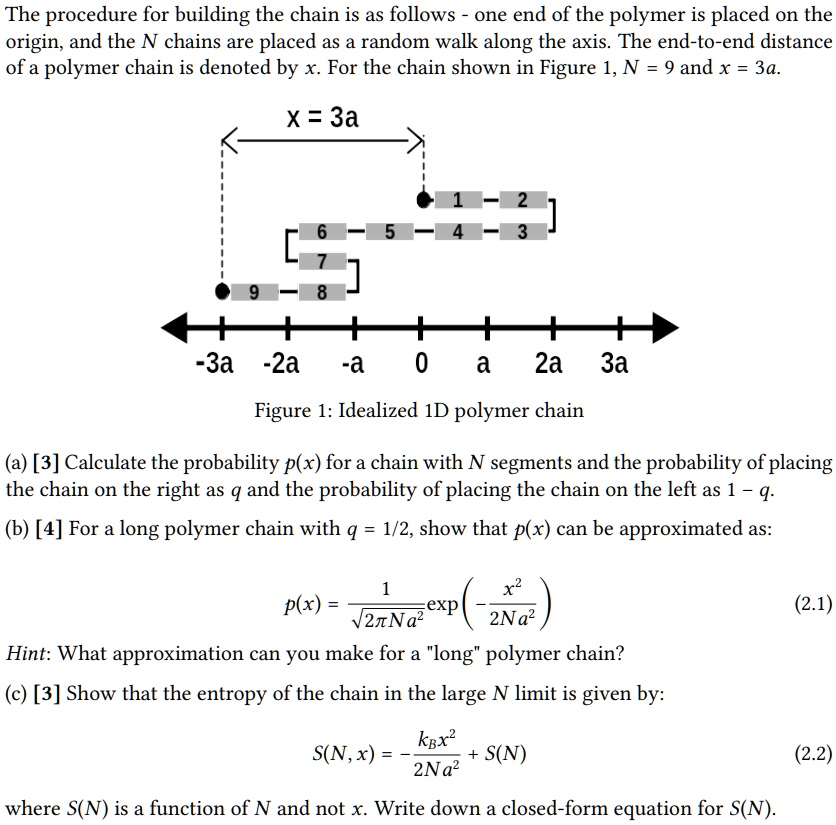 SOLVED: The procedure for building the chain is as follows - one end of ...