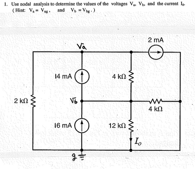 SOLVED: Could I obtain a visual procedure of how to achieve the values of the two voltages and ...