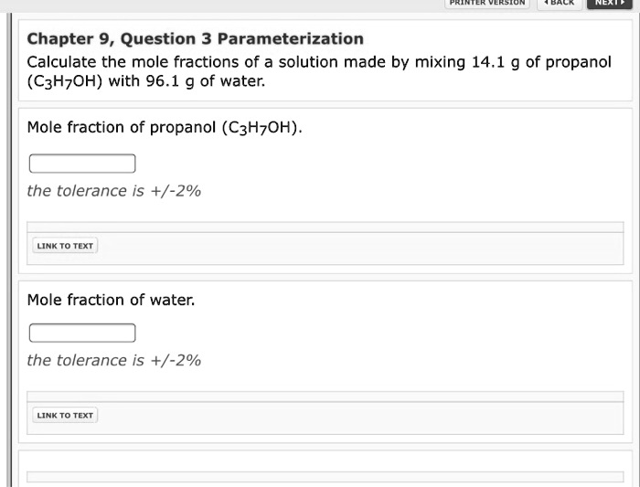 Solved Chapter 9 Question 3 Parameterization Calculate The Mole 2477
