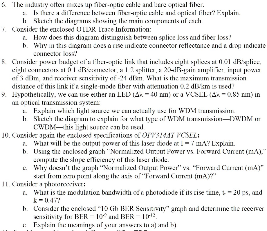 6 The Industry Often Mixes Up Fiber Optic Cable And Bare Optical Fiber A Is There A Difference