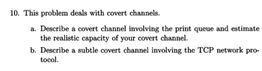 SOLVED: Computer Science // Cryptology Please be Detailed 10. This ... SOLVED: Computer Science // Cryptology Please be Detailed 10. This ...
