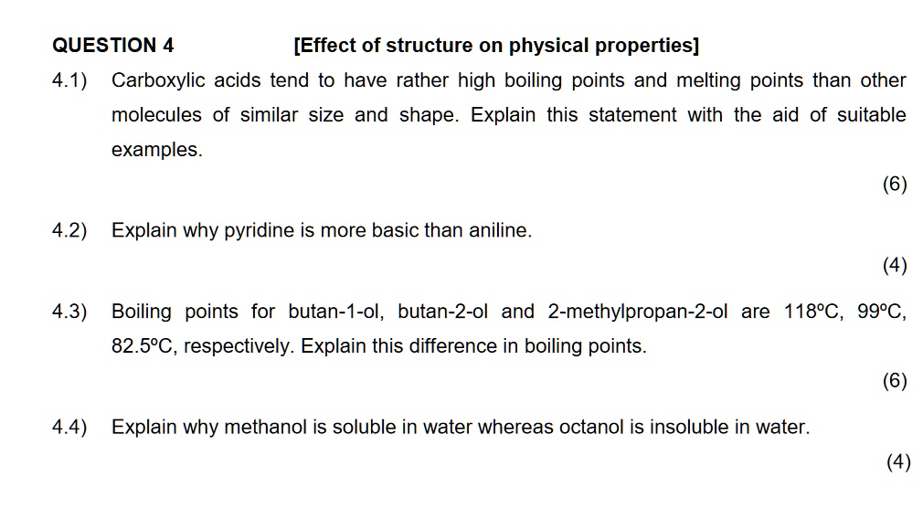 Methanol Structure Shape