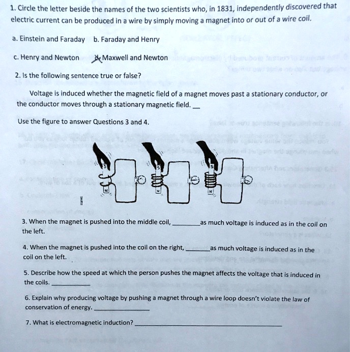 SOLVED: 1. Circle the letter beside the names of the two scientists who ...