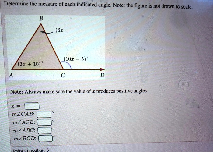 determine the measure of each indicated angle note the figure is not drawn tg scale 62 103 5 33 ...