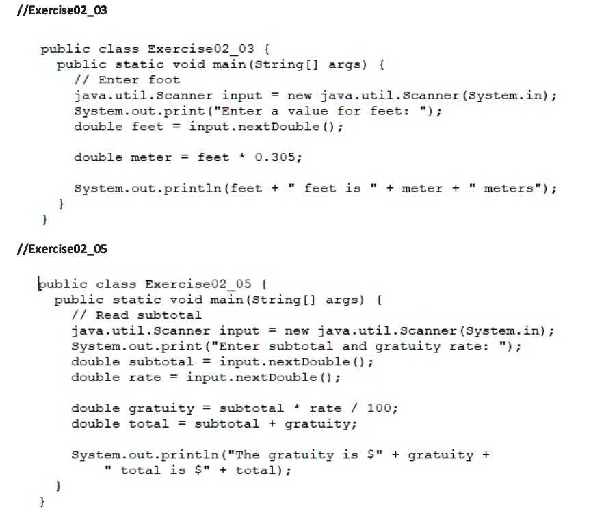 Solved Enter The Java Codes In Eclipse Program Then Compile And Run The Java Program