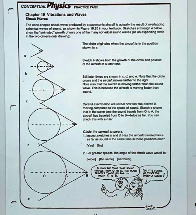 CONCEPTUAL Physics PRACTICE PAGE Chapter 19 Vibrations and Waves Shock ...