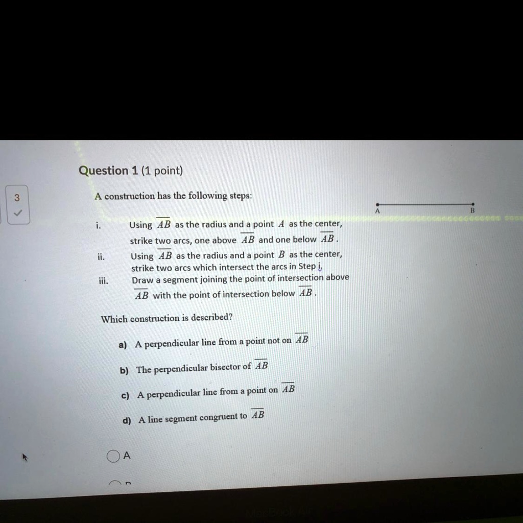 SOLVED: 'PLEASE HELP!! 20 POINTS Question 1 (1 point) A construction has the following steps ...