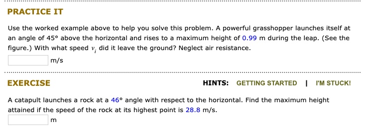 SOLVED: Use the worked example above to help you solve this problem. A powerful grasshopper ...