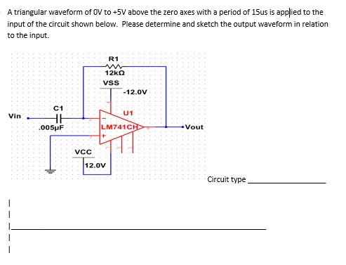 SOLVED: please show work and explain viii A triangular waveform of OV to +5V above the zero axes ...