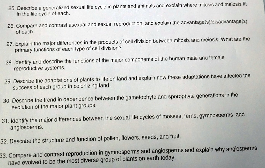 SOLVED: Answer questions 25-33 in detail with examples 25.Describe a ...