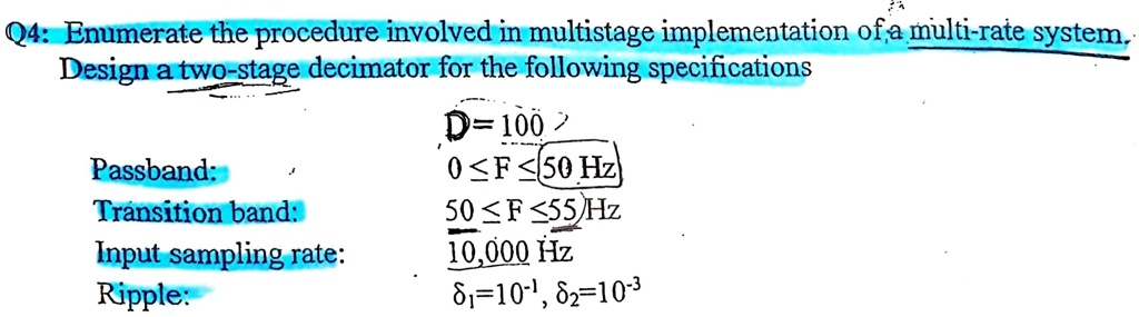 SOLVED: Q4: Enumerate the procedure involved in multistage ... SOLVED: Q4: Enumerate the procedure involved in multistage ...