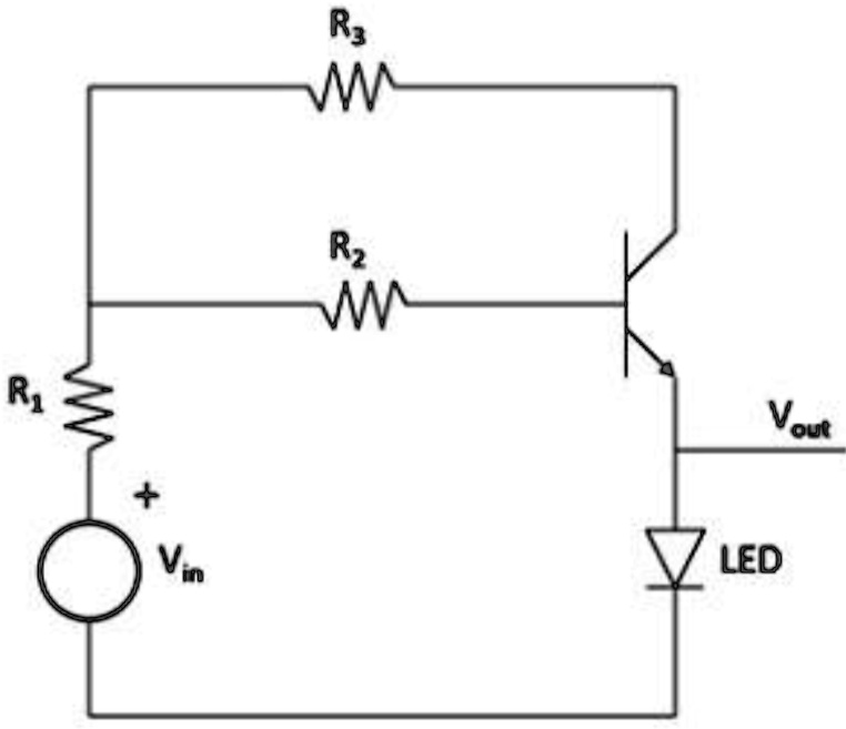 SOLVED: In the following circuit, find the minimum Vin required and the ...