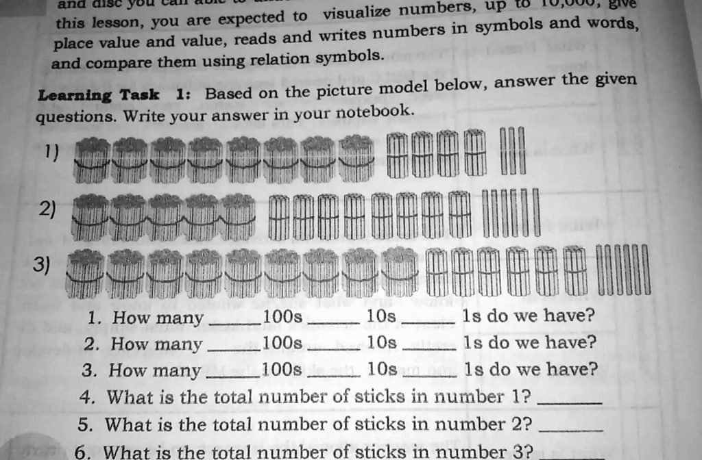 and disc you are expected to visualize numbers, up to 10,000, give this ...