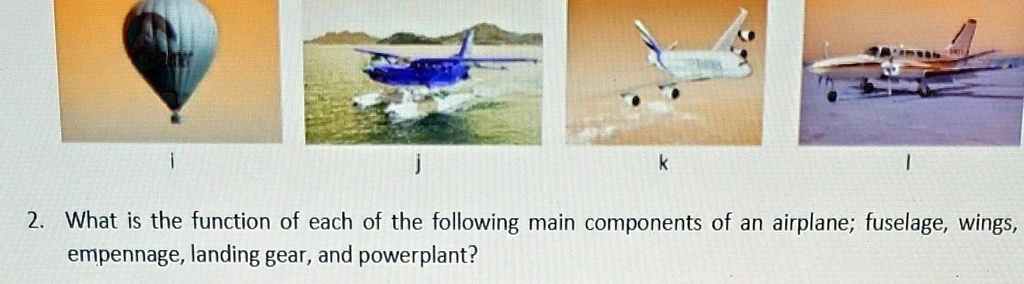 2. What is the function of each of the following main components of an ...