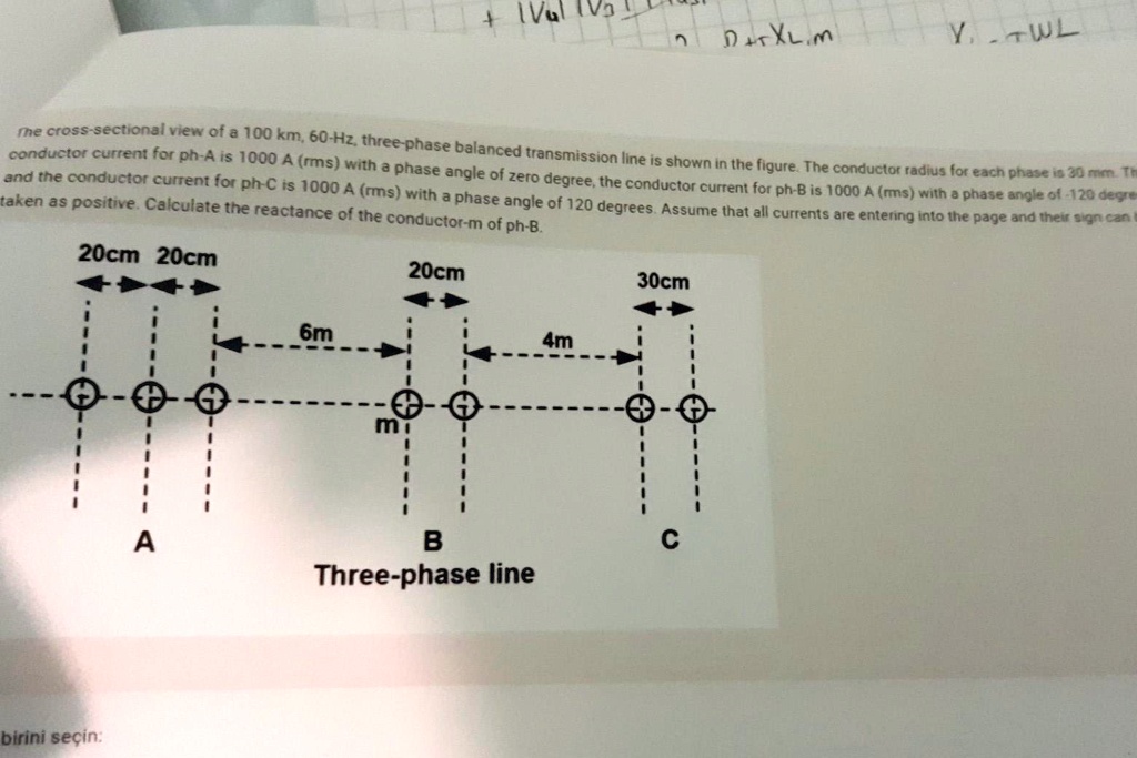 vul va 0 yl m wl me cross sectional view of 100 km 60 hz three ...