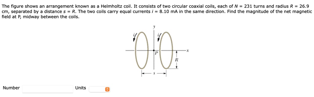 SOLVED: The figure shows an arrangement known as a Helmholtz coil. It ...