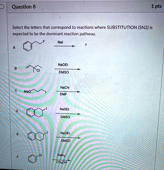 SOLVED: Question 8 1 pts Select the letters that correspond to ...