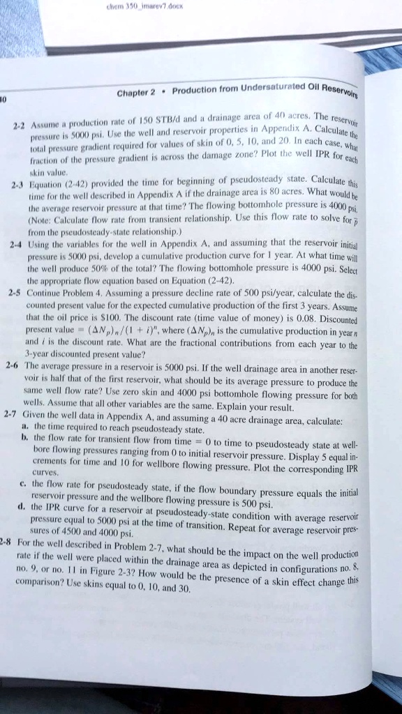 please answer 2 6 and 2 7 chem 350imarev7docx 10 skin value from the ...