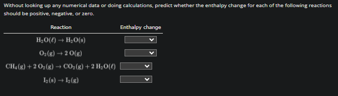 SOLVED: Without looking up any numerical data or doing calculations, predict whether the ...