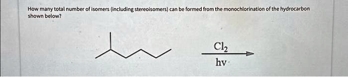 How many total number of isomers (including stereoisomers) can be ...