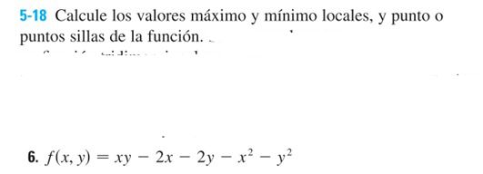 5-18 Calcule los valores máximo y mínimo locales, y punto o puntos ...